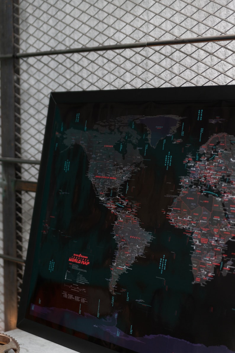 High Quality Blade Runner Inspired Map Blade Runner World - Etsy UK