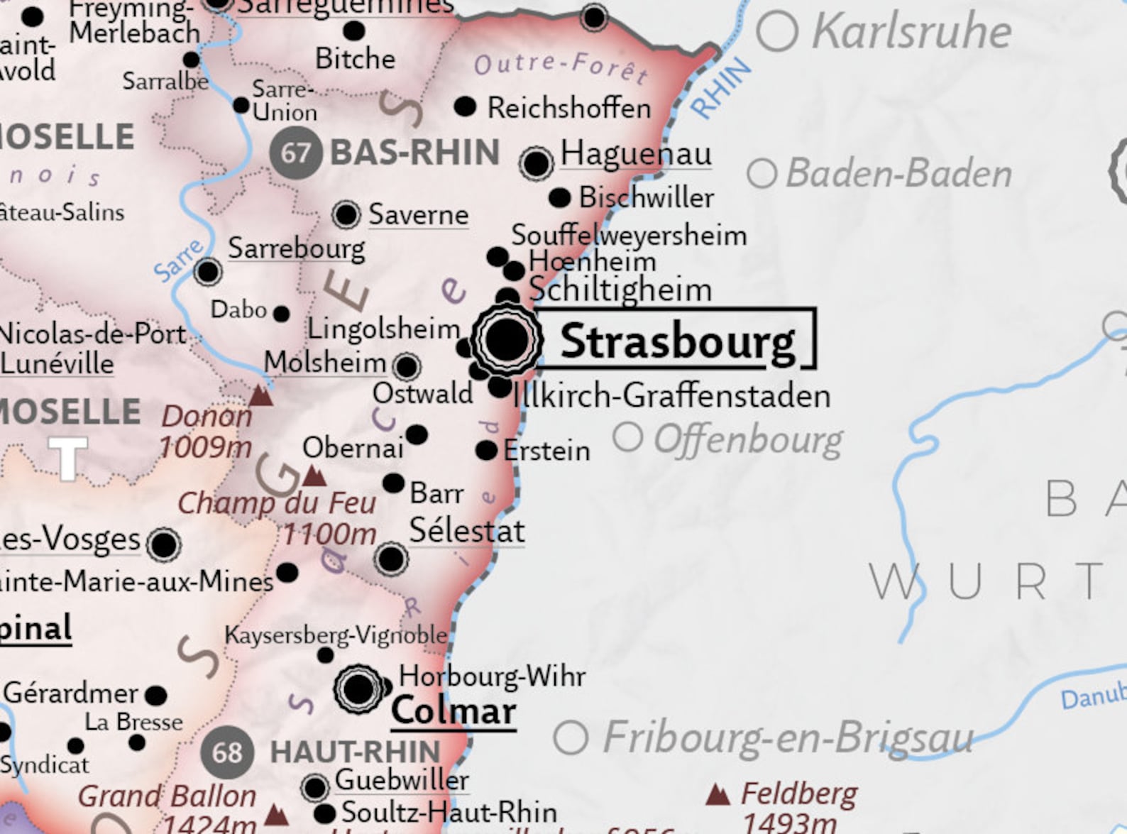 Aesthetic and Accurate Map of France to Decorate - Etsy