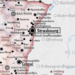 Aesthetic and Accurate Map of France to Decorate - Etsy