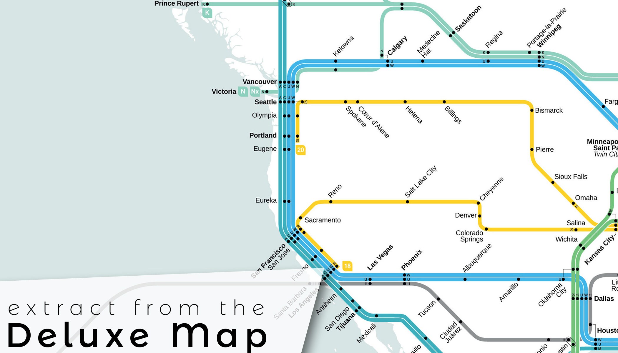 Metro World Map, Subway Line City Connections, Artistic Print - Etsy