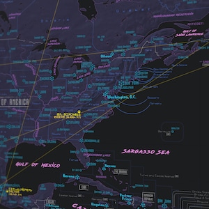 High Quality Cyberpunk Map Map, Cyberpunk World Map, Blade Runner Art ...