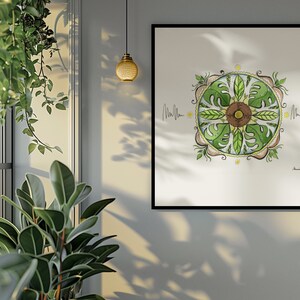 Grow and Glow Mandala, ART PRINT - Etsy