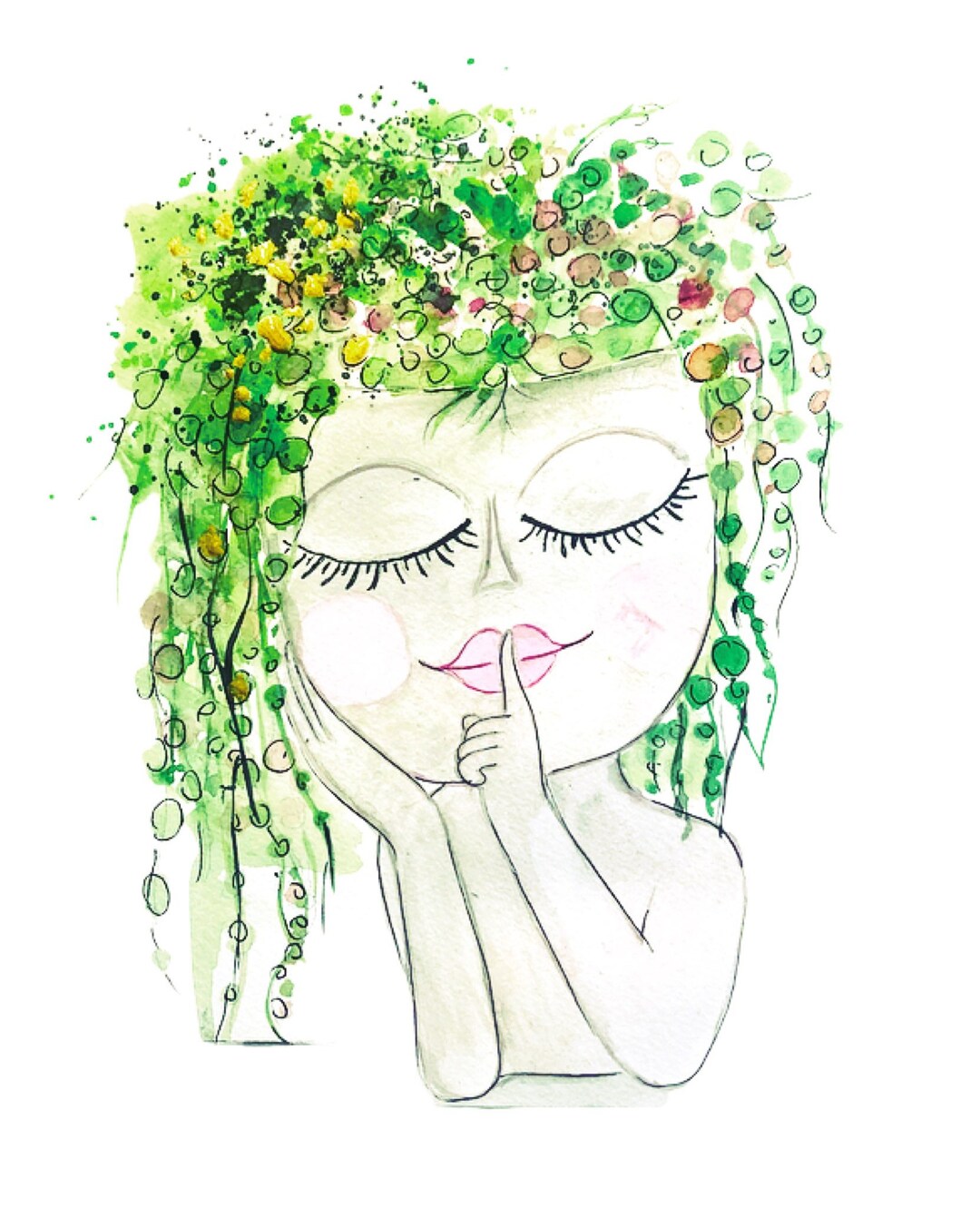 Shh, Baby ART PRINT - Etsy