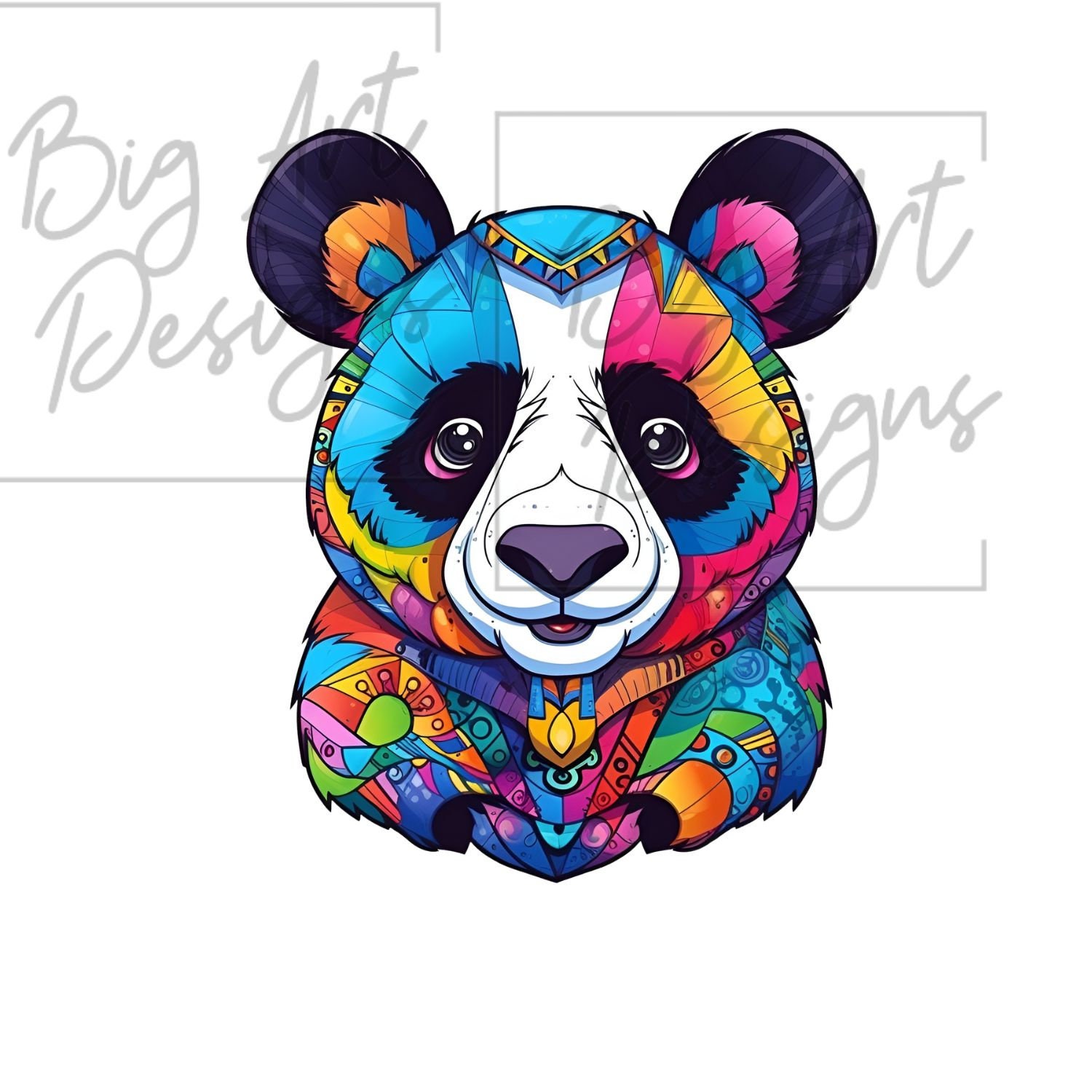 Panda Bears PNG, Animal Sublimation Bundle, Crafts Digital Download ...