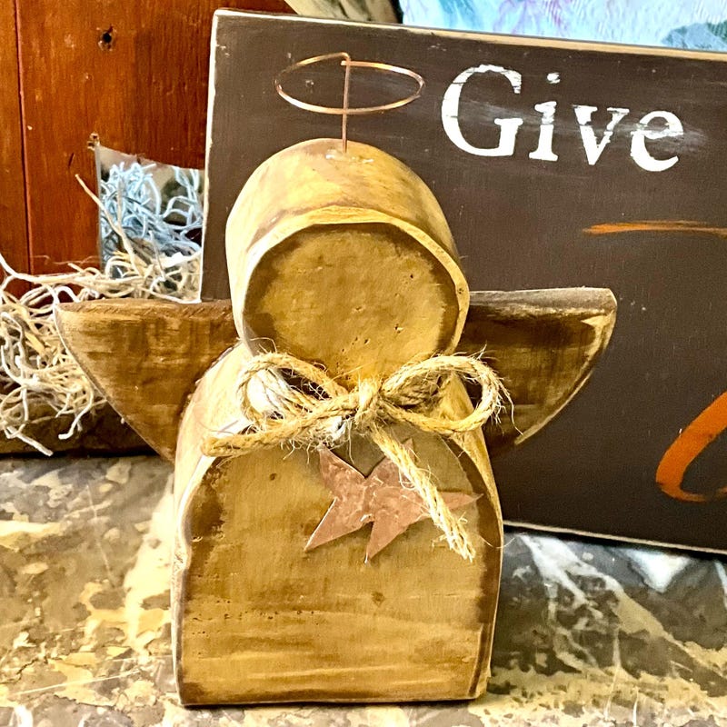 Rustic Angel - Etsy