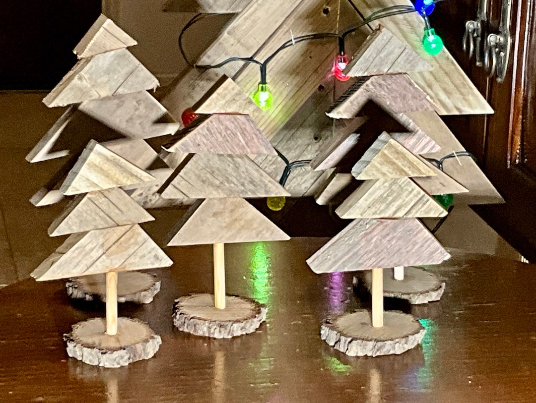 Rustic Reclaimed Wood Trees - Etsy