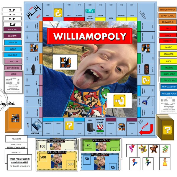 Monopoly Game Board - Etsy