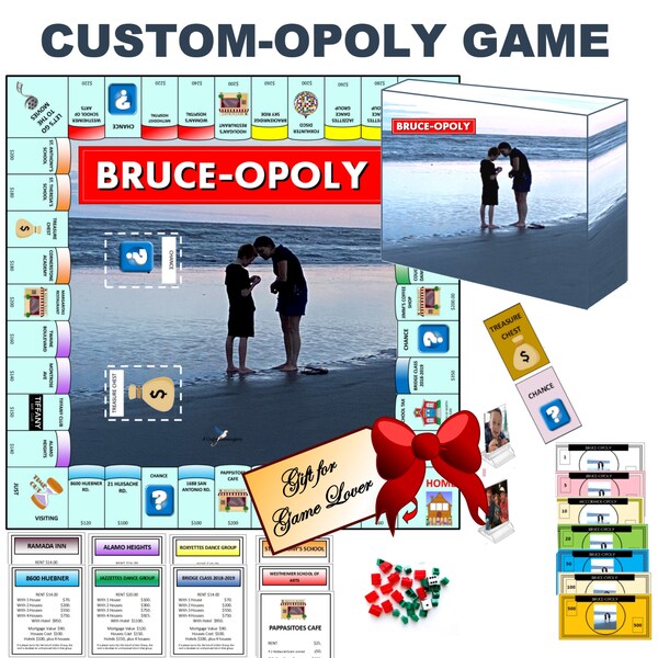 Custom Monopoly Pieces - Etsy