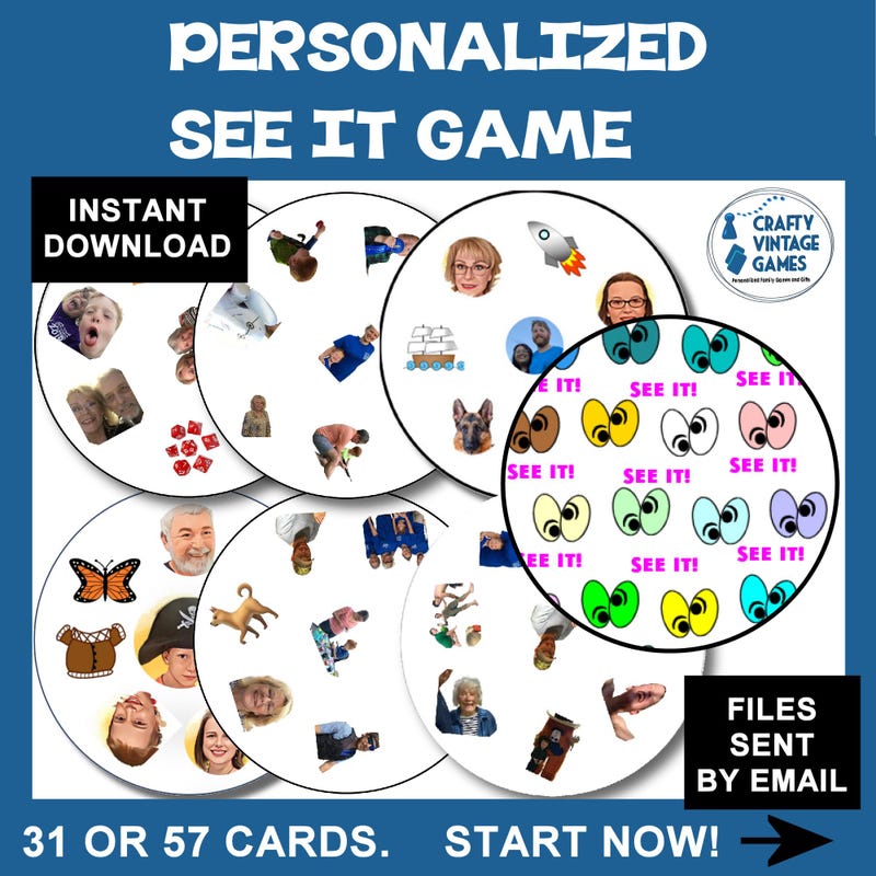 Personalized Dobble Game - Etsy UK