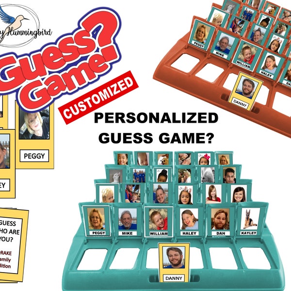 Guess Who Game - Etsy