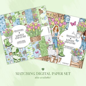 Spring Watercolor Clipart, Spring Planner Stickers, Spring Clip Art ...