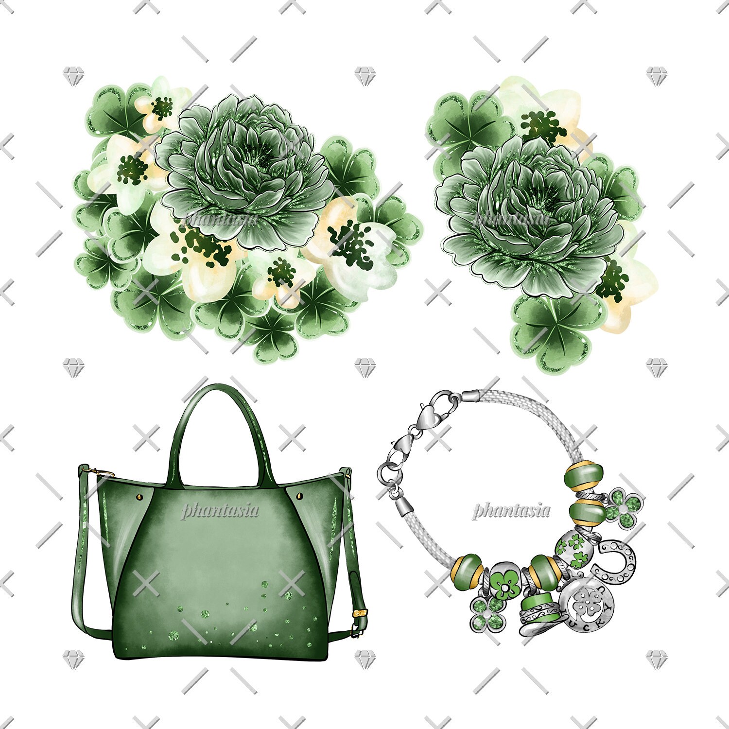St Patricks Day Cliparts, St Patty Watercolor, Saint Patricks Clipart ...