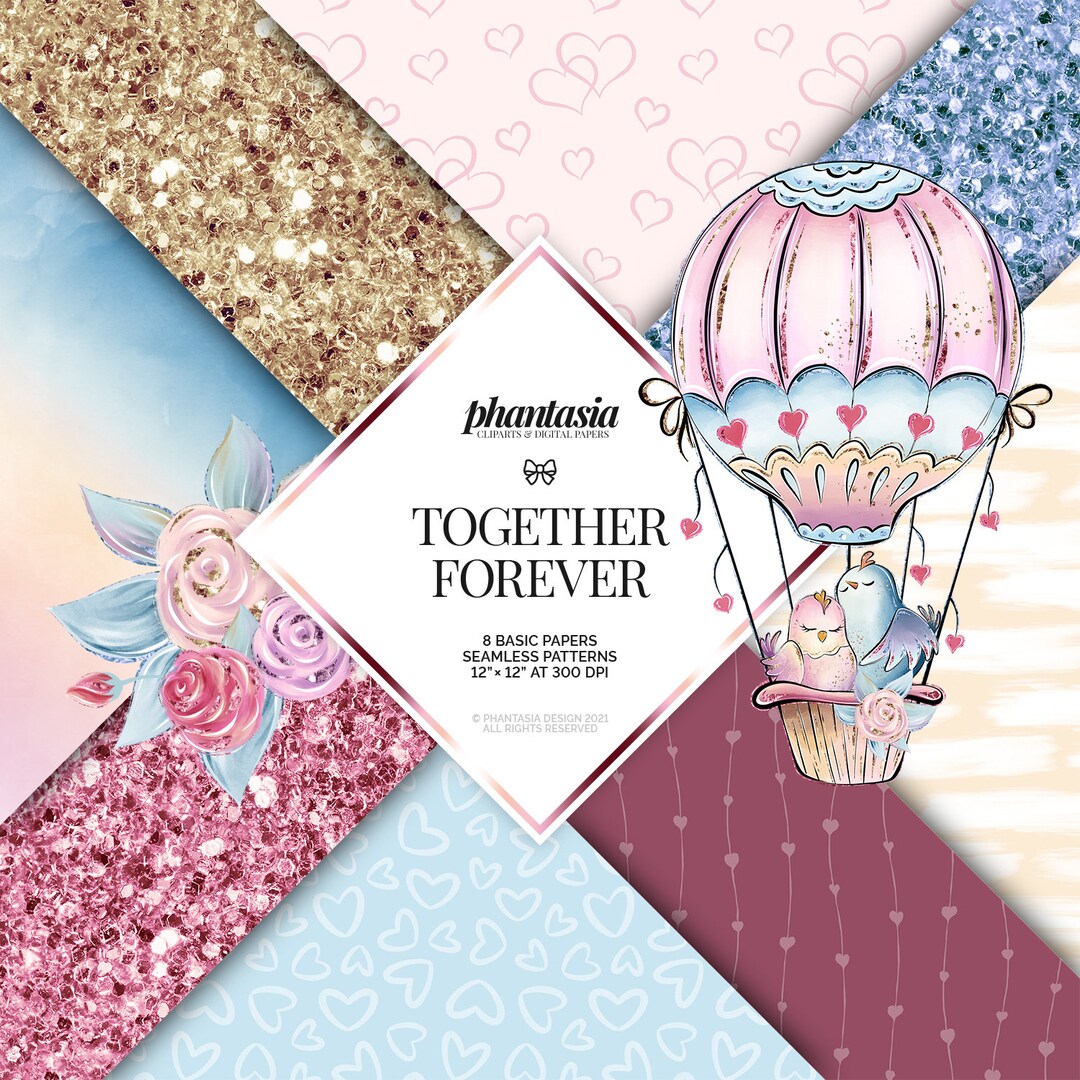 Valentines Basic Papers, Love Textures, Valentines Patterns, Glitter ...