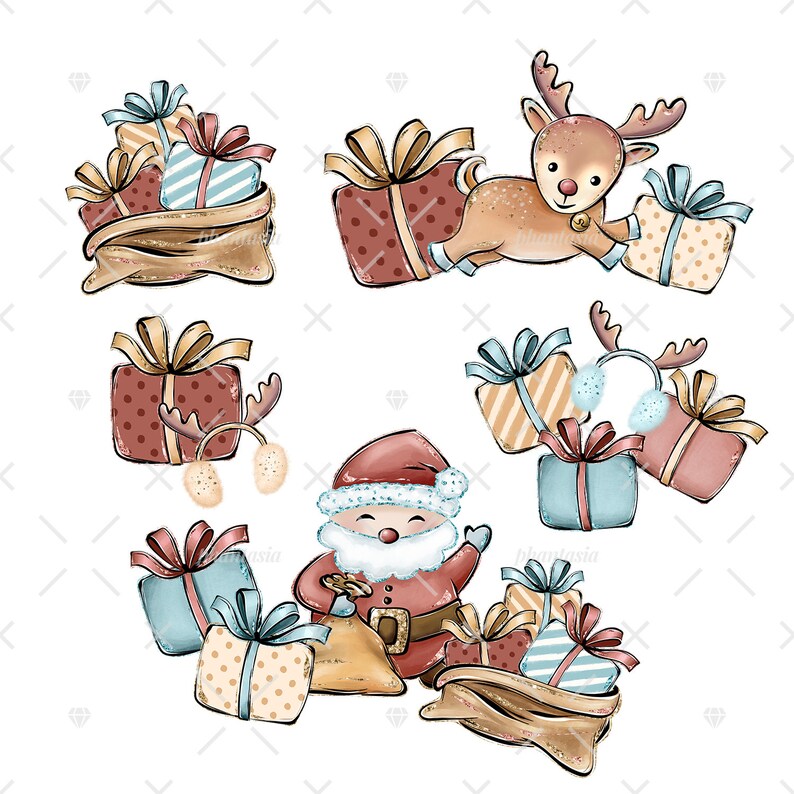 Santa Freebie Christmas Freebie Winter Freebie Winter | Etsy