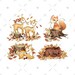 Forest Animals Clipart Set, Cute Animals, Woodland Animals, Fall ...