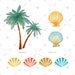 Surfer Girl Cliparts Tropical Cliparts Ocean Clipart - Etsy