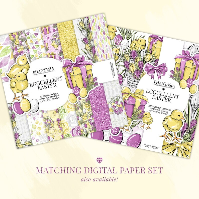 Easter Watercolor Cliparts Spring Clipart Easter Eggs - Etsy