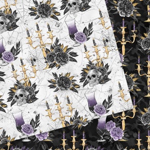 Halloween Digital Papers, Halloween Patterns, Halloween Planner ...