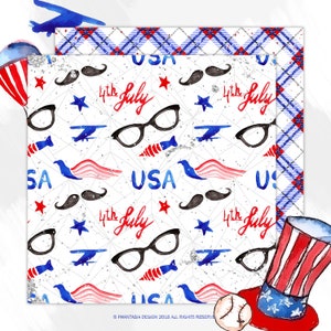 American Digital Paper, Independence Day, Fourth of July, July Fourth ...