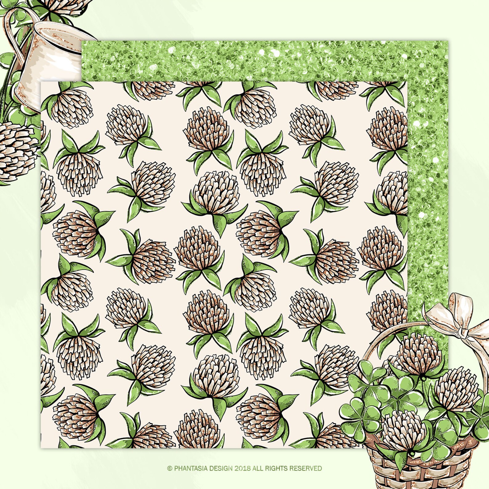 Spring Rabbit Digital Paper Pack Bunny Digital Paper Easter - Etsy