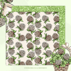 Spring Rabbit Digital Paper Pack Bunny Digital Paper Easter - Etsy