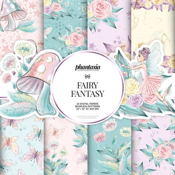 Whimsical Digital Paper - Etsy