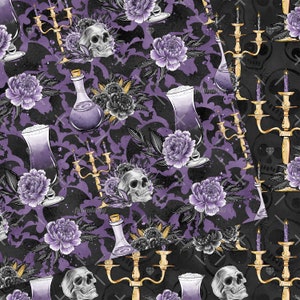 Halloween Digital Papers, Halloween Patterns, Halloween Planner ...
