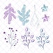 Frozen Christmas Watercolor Clipart Winter Clipart Christmas - Etsy