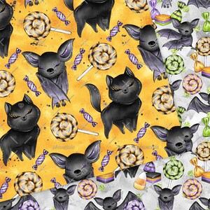Halloween Digital Papers, Halloween Patterns, Pumpkins Pattern ...