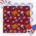 July 4th Digital Paper, 4th of July Digital, America Planner, Usa ...