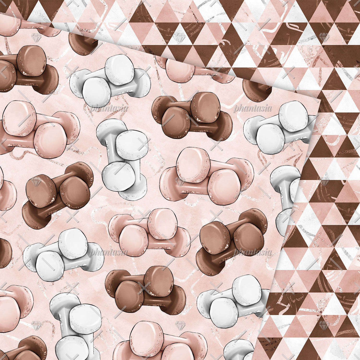 Fitness Digital Papers Workout Patterns Gym Digital Workout - Etsy