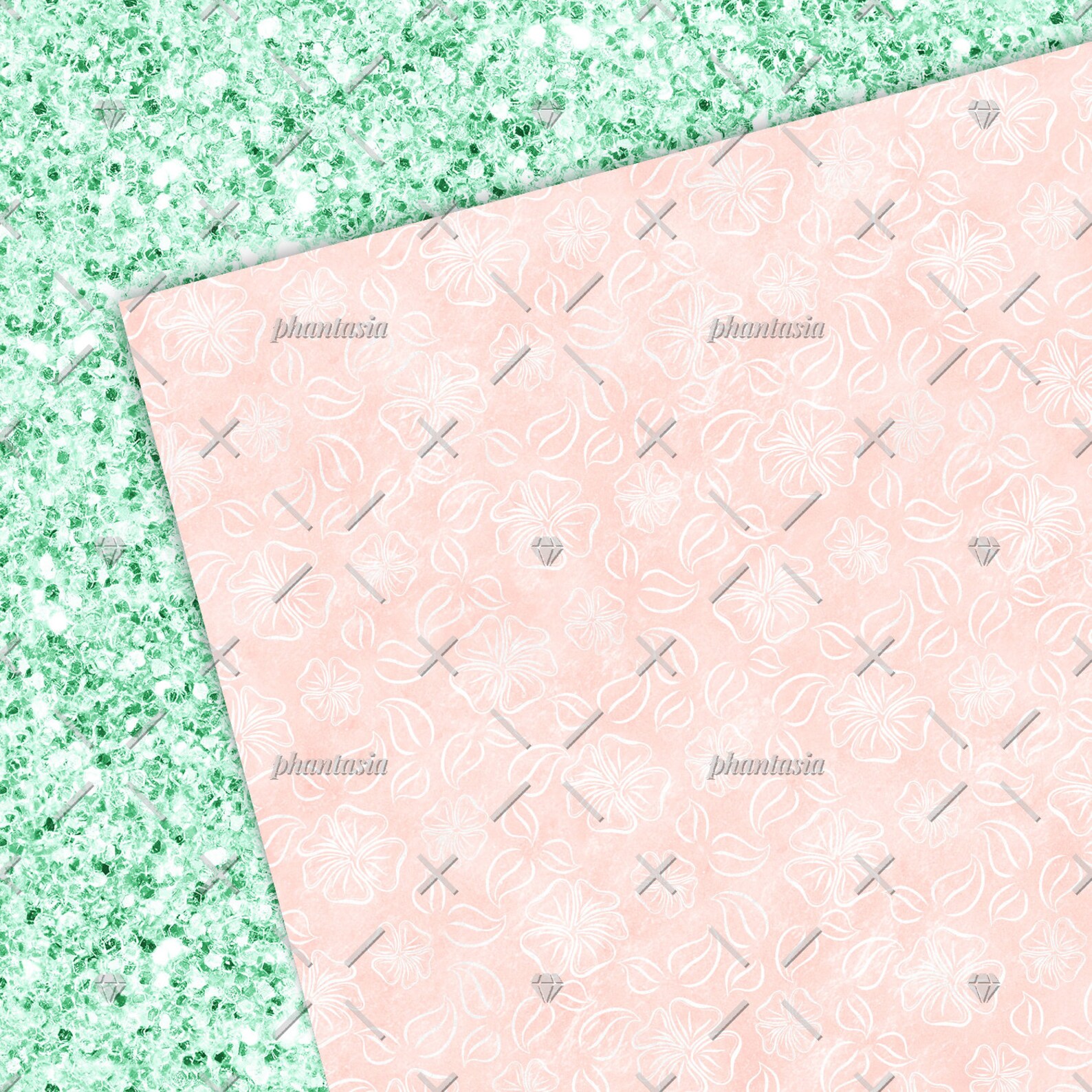 Autumn Digital Paper, Minimal Digital Paper, Basic Digital Paper, Pink ...