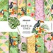 Tropical Digital Paper, Summer Digital, Exotic Patterns, Tropical ...