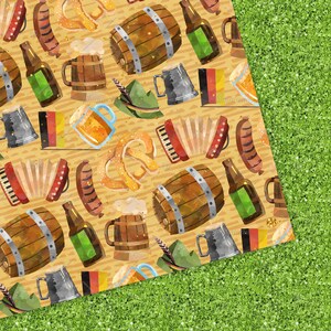 Oktoberfest Digital Papers, Beer Digital Paper, Germany Pattern, Beer ...