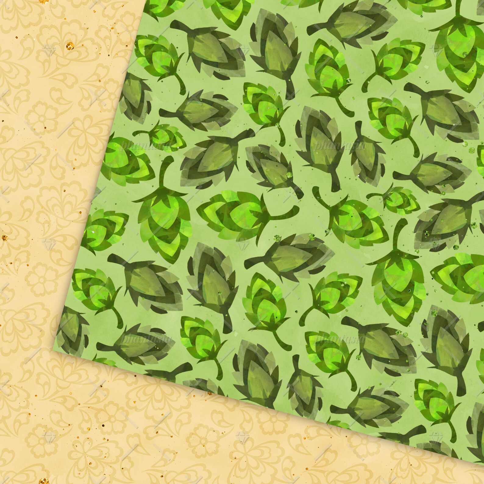 Oktoberfest Digital Papers, Beer Digital Paper, Germany Pattern, Beer ...