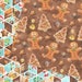 Gingerbread Digital Paper, Christmas Patterns, Winter Digital Paper ...