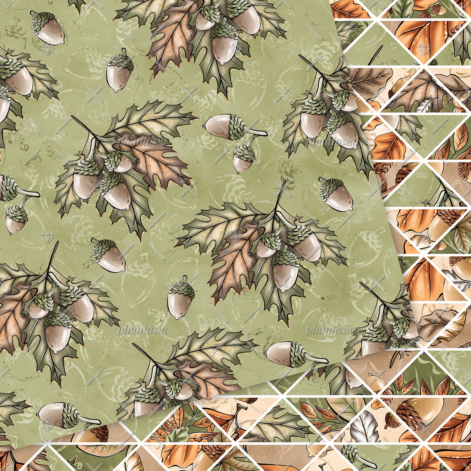 Cute Squirrels Digital Papers Cute Animals Squirrel - Etsy