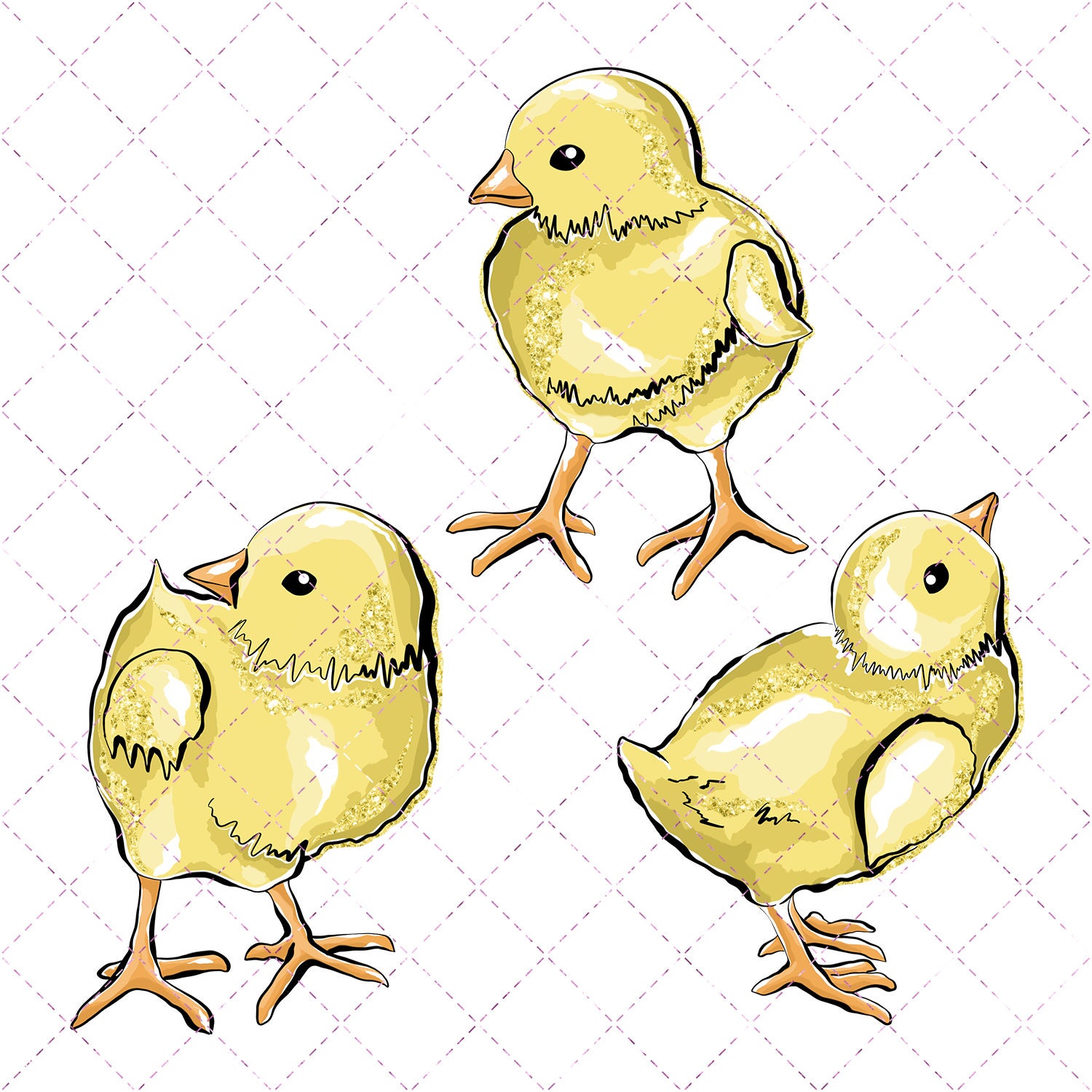 Easter Watercolor Cliparts Spring Clipart Easter Eggs | Etsy