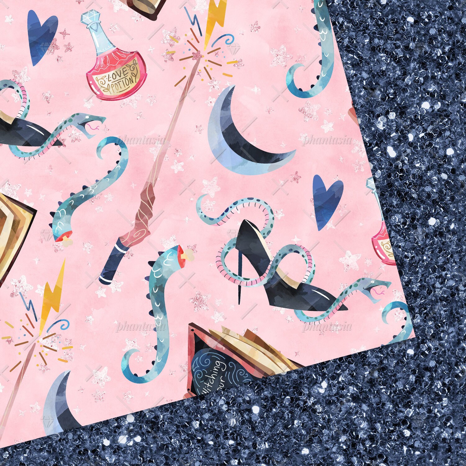 Witch Digital Papers Halloween Digital Halloween Witch - Etsy