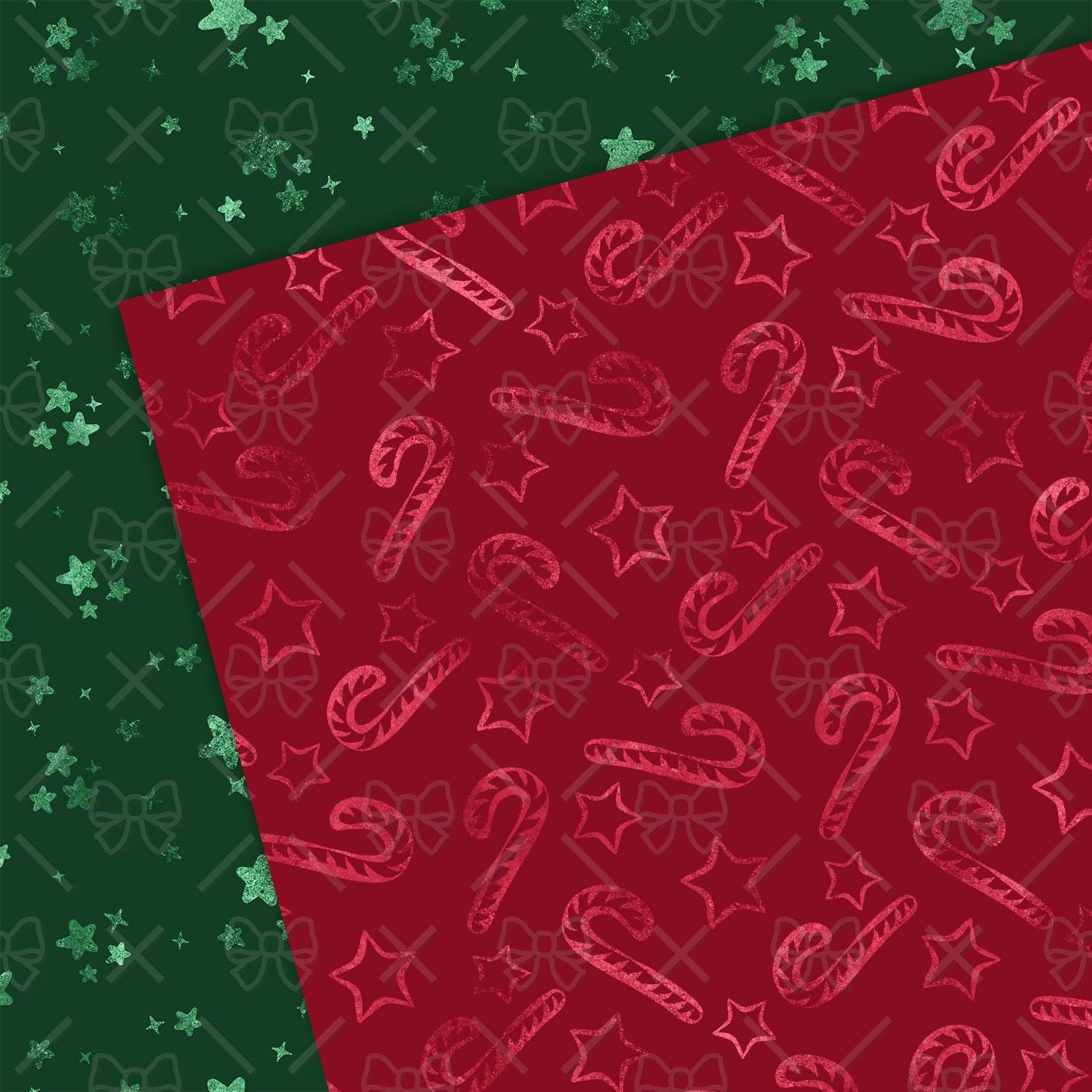 Christmas Basic Papers Xmas Digital Paper Christmas - Etsy