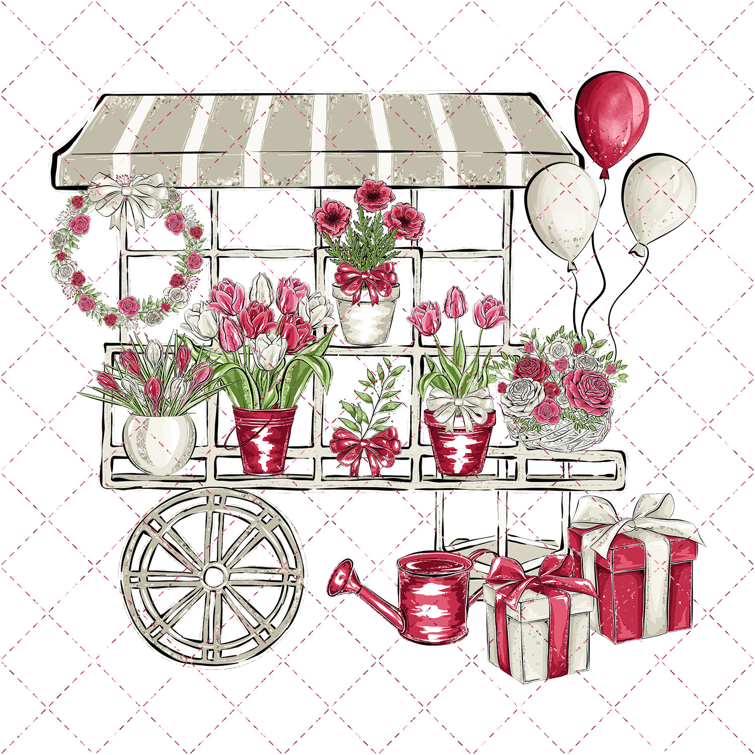 Spring Cliparts Flower Planner Stickers Farmers Market Clip | Etsy