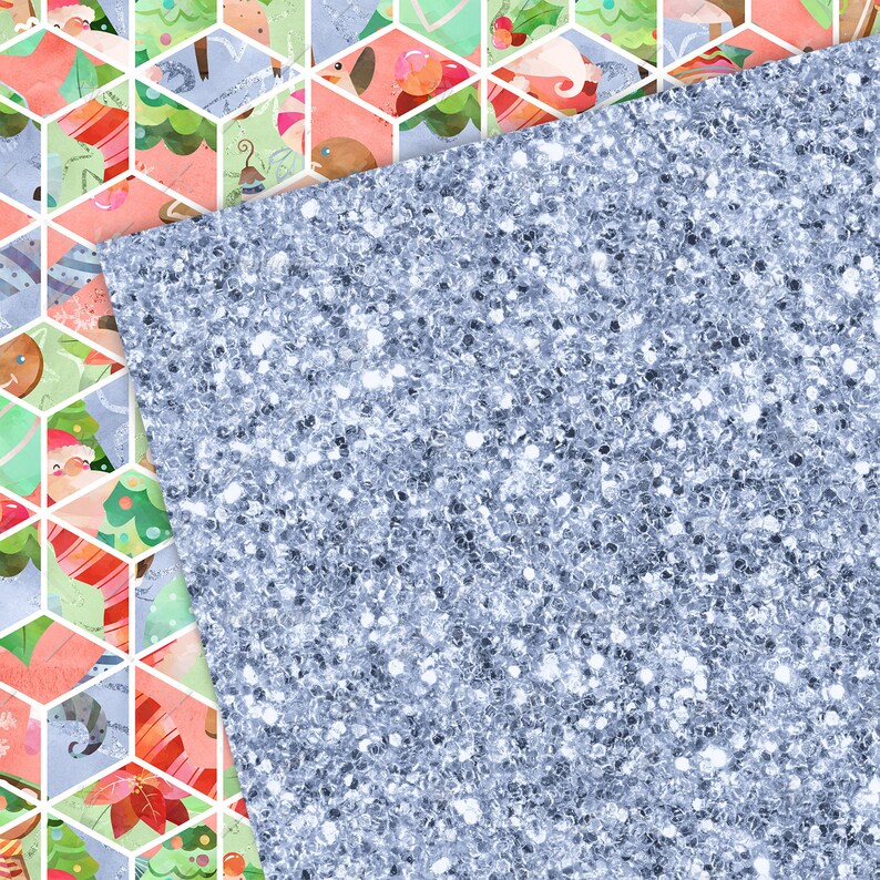 Christmas Digital Papers Cute Christmas Pastel Christmas - Etsy