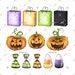 Cute Halloween Cliparts Halloween Planner Halloween - Etsy