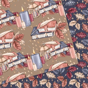 Fall Fairytale Digital Papers, Fall Surface Patterns, Seamless Patterns ...