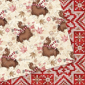 Alpaca Digital Paper, Cute Alpacas, Llama Digital Paper, Planner ...