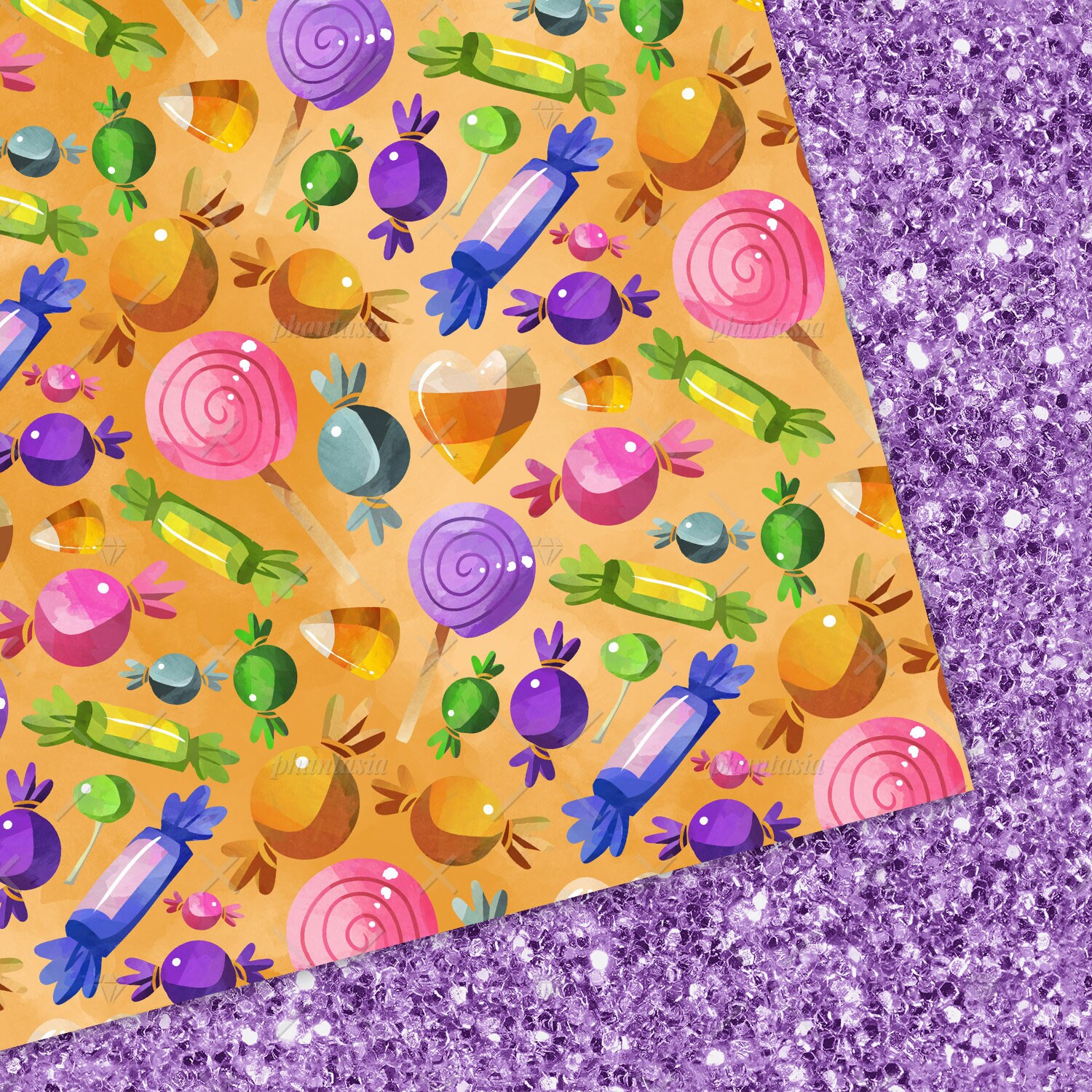 Halloween Digital Papers Halloween Patterns Spooky Digital | Etsy