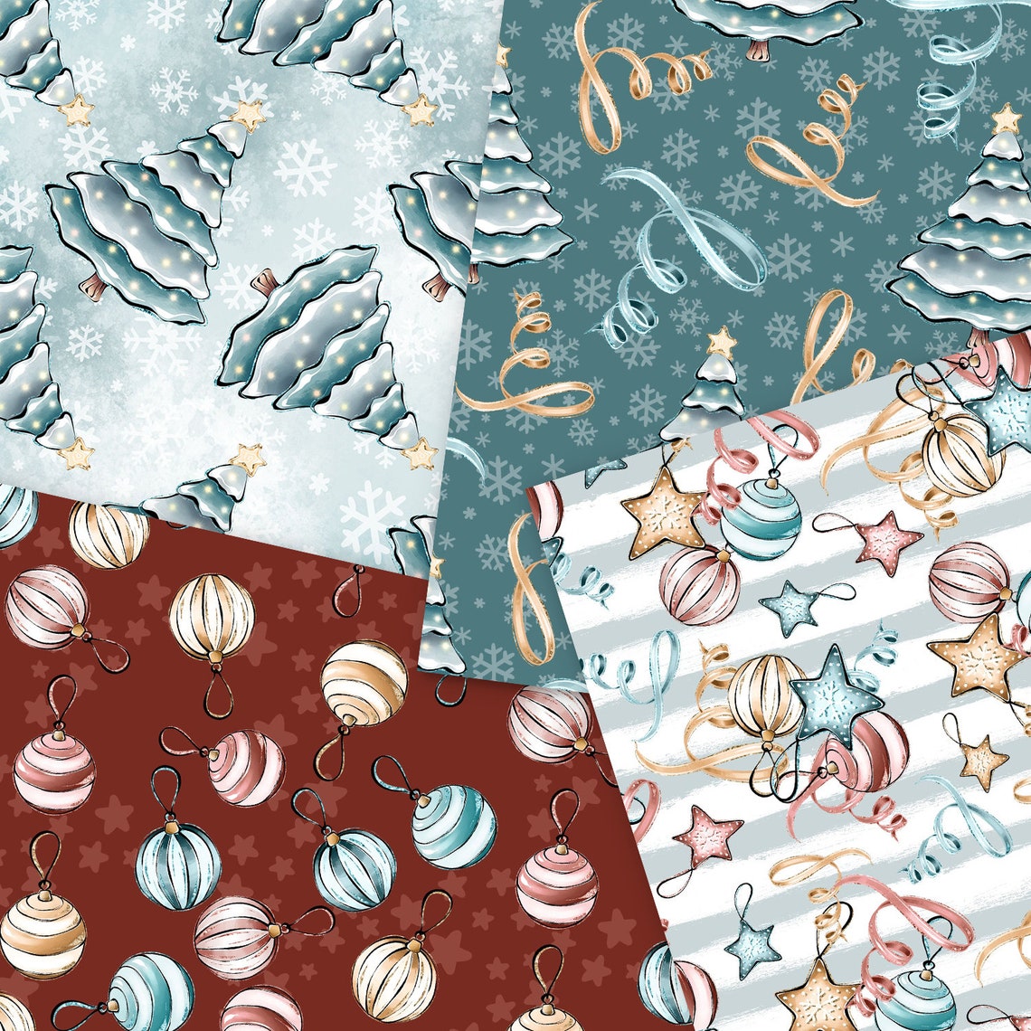 Christmas Tree Freebie Winter Freebie Winter Pattern - Etsy