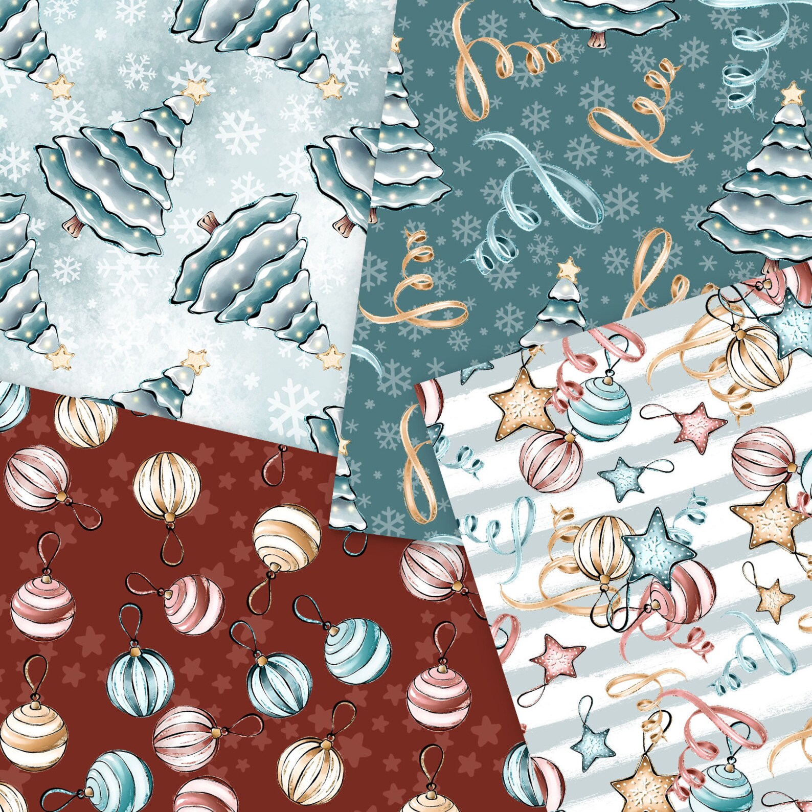 Christmas Tree Freebie Winter Freebie Winter Pattern - Etsy