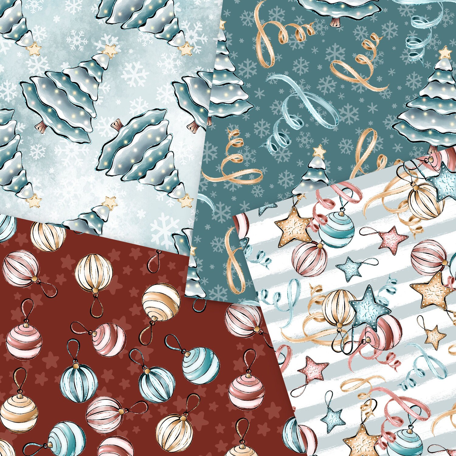 Christmas Tree Freebie Winter Freebie Winter Pattern - Etsy