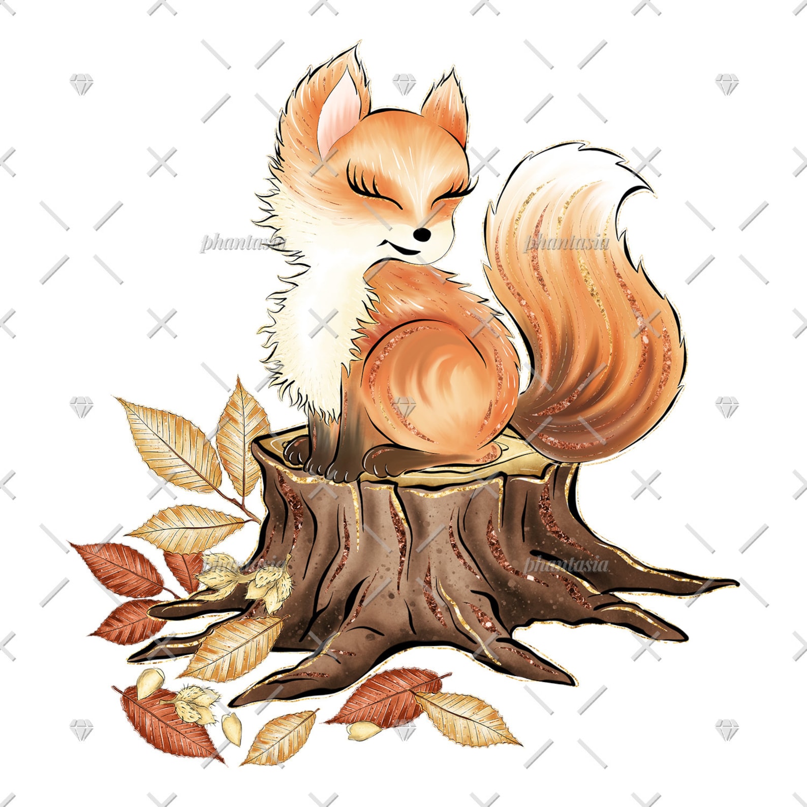 Forest Animals Clipart Set, Cute Animals, Woodland Animals, Fall ...